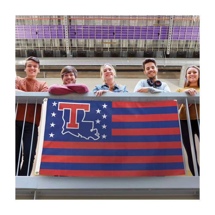 La Tech Stars & Stripe Outdoor Flag – FanBase Ruston